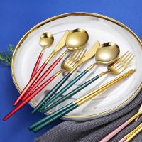 China Custom 304 Stainless Steel Cutlery Set Luxurious For Kitchen for sale