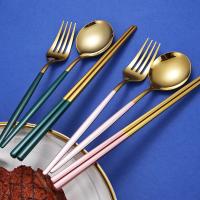 China Custom 304 Stainless Steel Cutlery Set Luxurious For Kitchen for sale