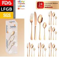 China Portable Stainless Steel 304 Cutlery Set Perfect For Dining Hall for sale