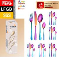 China Portable Stainless Steel 304 Cutlery Set Perfect For Dining Hall for sale