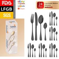 China Portable Stainless Steel 304 Cutlery Set Perfect For Dining Hall for sale