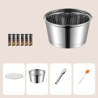 China Portable BBQ Grilling Stove Stainless Steel 29cm For Camping for sale