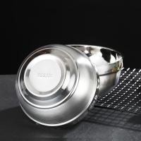 China Double Walled 304 Stainless Steel Polished Bowls For Kitchen for sale