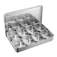 China 2/3/4/6/8 Flavor Stainless Steel Seasoning Box/Spice Pots for sale