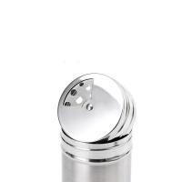 China Stainless Steel Household BBQ Seasoning Jar With Rotating Cover for sale