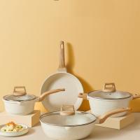 China 10-Piece Non-Stick Aluminum Pot Medical Stone pot Set for sale