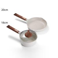 China Custom Non-Stick Aluminum Stockpots With Lid Medical Stone Coating for sale