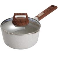 China Custom Non-Stick Aluminum Stockpots With Lid Medical Stone Coating for sale