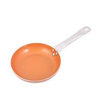 China Oven safe Orange Aluminum Cookware Set With Silicone Grip for sale