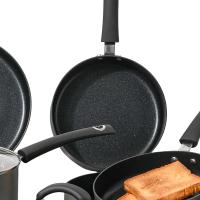 China Durable Aluminum Cookware Set With Handle Non-Stick Coating for sale