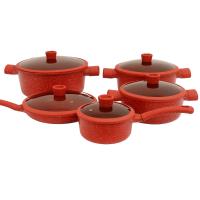China Scratch-Resistant 10-Pieces Aluminum Frying Pans Sets Ideal For Baking for sale
