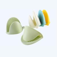 China Silicone Oven Mitts Heat-Resistant Silicone Hand Grips For Kitchen Cookware Accessories for sale