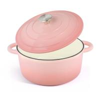 China 5.5Qt Enameled Cast Iron Dutch Oven - Perfect for Baking Bread & Sourdough, Oven-Safe for sale