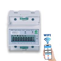 China Wireless Single Phase Digital Electric Meter NB Wifi Smart Meter Multi Tariff for sale