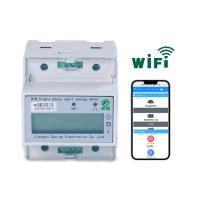 China 1.5(6)KW Single Phase Din Rail Wifi Smart Energy Meter Digital Power Monitor for sale
