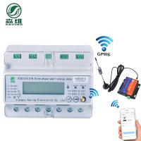 China Three phase Din rail Multi Tariff Digital LCD Display Voltage Smart Wifi Electric Energy Meter From Saving for sale