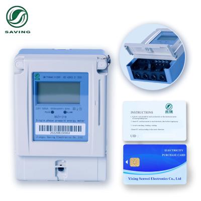 China Real-Time Energy Consumption Monitoring with Prepaid Electronic Energy Meter 1000 KWh Data Storage for sale