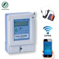 China IP54 Single Phase Prepaid Energy Meter 160x112x71mm LCD Screen 3 Phase Multifunction Meter for sale