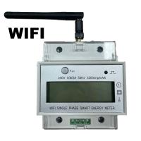 China 55Deg Wifi Smart Energy Meter Electric Remote Control  Single Phase Meter 0.3kg 2W for sale
