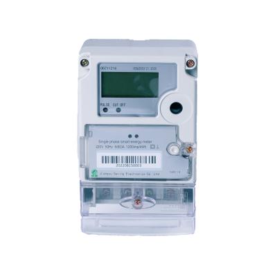 China High Accuracy Electric Token Meter with White Design and Data Storage for sale