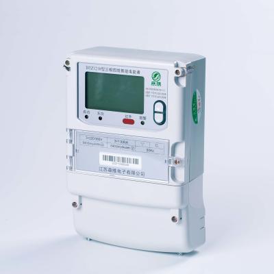 China White Three Phase Prepaid Energy Meter with LCD Display and Communication GPRS/GSM/WIFI/RS485 for sale