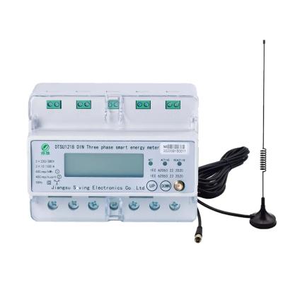 China Frequency Range 50Hz Humidity ≤95%RH 100A WiFi Smart Din-Rail Energy Meter for sale