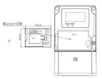 China Wall-mounted Three Phase Electric Meter 220/230/240/380/415V Customized Multi-Function Prepaid Energy Meter for sale