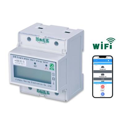 China IP51 Single Phase Prepaid Meter with Data Memory and RS485/Modbus RTU/Wifi/NB Communication for sale