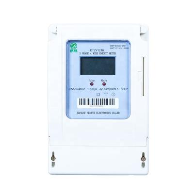 China 110-220V Prepaid Electronic Energy Meter with Frequency Range of 50-60Hz and Storage And Working Humidity of ≤ 95% for sale
