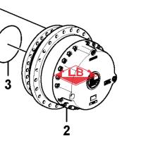 China VOLVO EC950 Travel gearbox VOE14676646 final drive EC950 VOE14757800 for sale