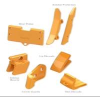 China Casting Corner Excavator Bucket Heel Shrouds For  6040 for sale