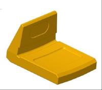 China Casting Corner Excavator Bucket Heel Shrouds For  6040 for sale