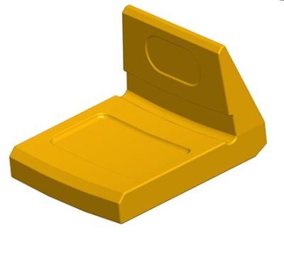 China Casting Excavator Bucket Heel Shrouds Corner Wear Shoe For  6040 for sale