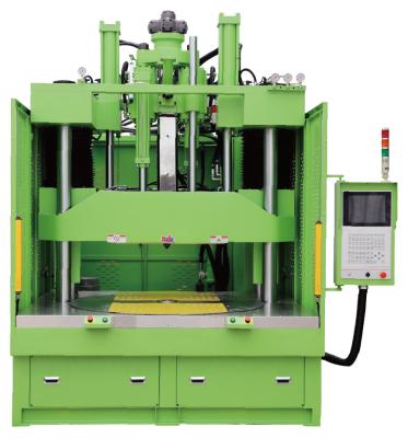 China Double Slide Two Station Rotary Table Vertical Injection Molding Machine Low Pressure for sale