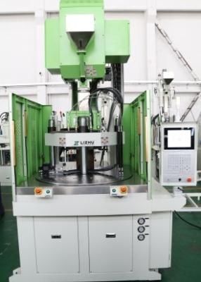 China Plastic Plug Vertical Injection Molding Machine , 350 Ton PVC 3 Pin Plug Moulding Machine for sale