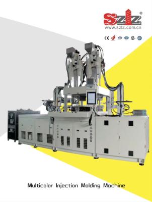 China 6000 Grams  Hydraulic Vertical Injection Machine 550 Tons Multi Color Injection Molding Machine for sale