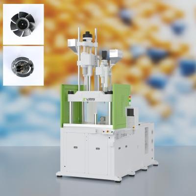 China 6000 Grams Two Color Vertical Type Injection Machine Clamping 550 Ton Molding for sale