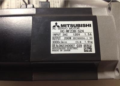 China HC-MF23B-S24 Mitsubishi Industrial Servo Motor 3000RPM 200W 3AC for sale