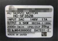 China Black Color Three Phase Ac Servo Motor 129V MITSUBISHI HC-SF352B HC-SF352BK for sale