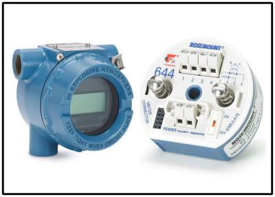 China 644  Rosemount Temperature Transmitter , Hart Temperature Transmitter Field Mount for sale