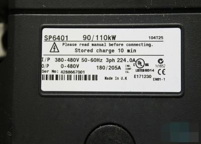 China Nidec Control Techniques Unidrive SP6401 90kw/110kW Inverter 0-480V 180-205A Servo Drive for sale