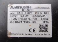 China HF-SP51 AC Industrial Servo Motor Mitsubishi HF Series 5kW 1000RPM for sale