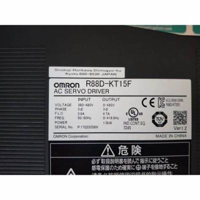China OMRON  R88D-KT15F Servo AC 380 ~ 480VAC Supply 4.7A 480V Load 1.5 kW 4.7A for sale