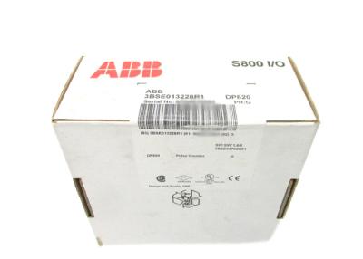 China 3BSE013228R1 DP820 Pulse Counter RS-422 2CH ABB S800 I/O Module for sale