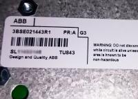 China TU843 Terminal Block Module 3BSE021443R1 Extended MTU Unit 50V 800xA for sale