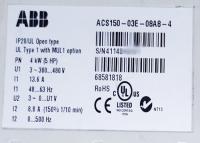China ACS150-03E-08A8-4 Micro Drives 68581818 ACS150 Frequency Converter R1 for sale