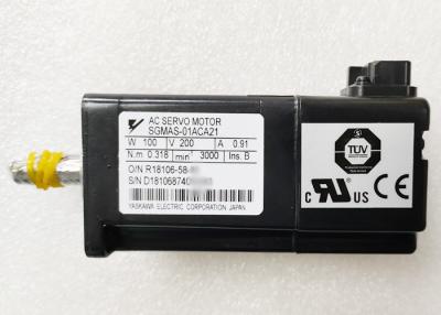 China SGMAS-01ACA21 AC Servo Motor SGMAS01ACA21 0.91Amp 200Vac R/Min3000 for sale