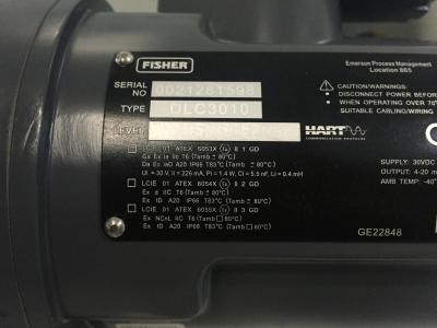 China DLC3010  Fihser HART 249W Digital Level Controller 12~30V DC for sale