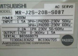 China MR-J2S-20B-S087  Mitsubishi Industrial 200W Servo DriveAC AMPLIFIER 170V 360Hz 1.5A for sale