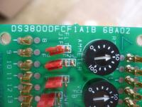 China GE Firing Circuit Board DS3800DFCF features 17 single-pin connectors and 3 potentiometers for adjusting the current for sale